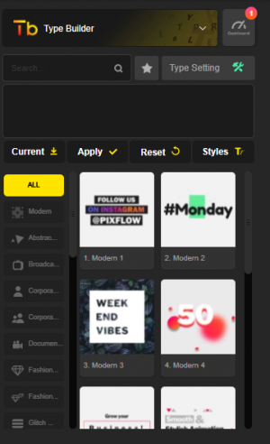 How to install Type Builder with Motion Factory Classic